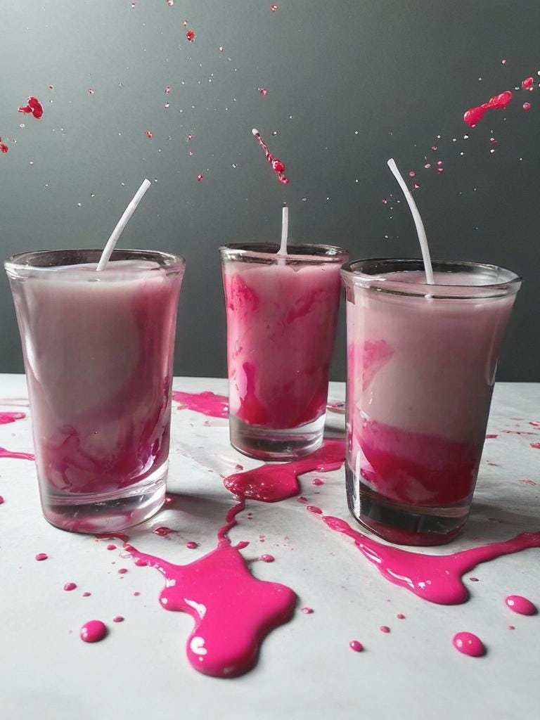 Tiny Toasts Shot Glass Candles – Candle Cola